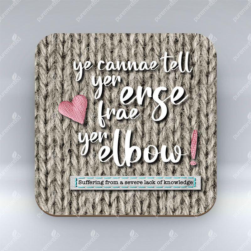 Ye Cannae Tell Yer Erse - Coaster – pureminted