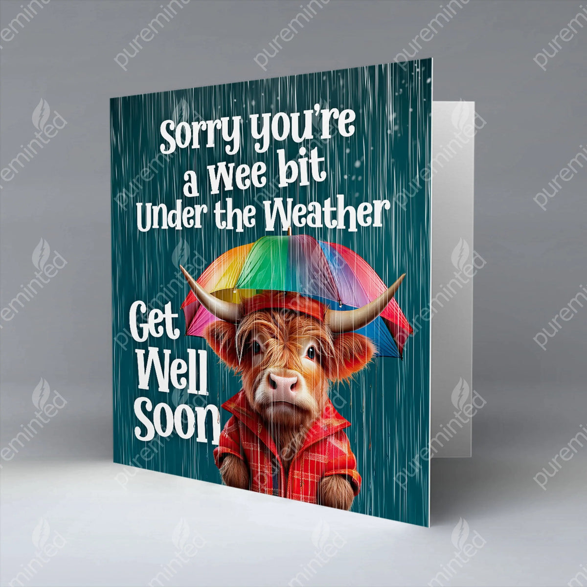 Feeling Under The Weather - Greetings Card – pureminted