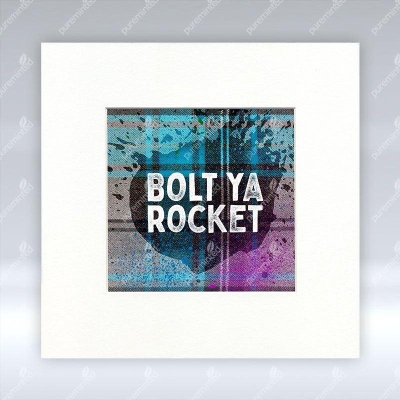 Bolt ya rocket - Mounted Print – pureminted