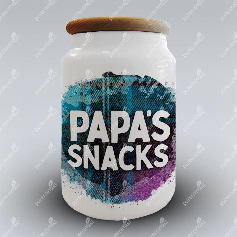 Papa's Snacks - Small Storage Jar – pureminted