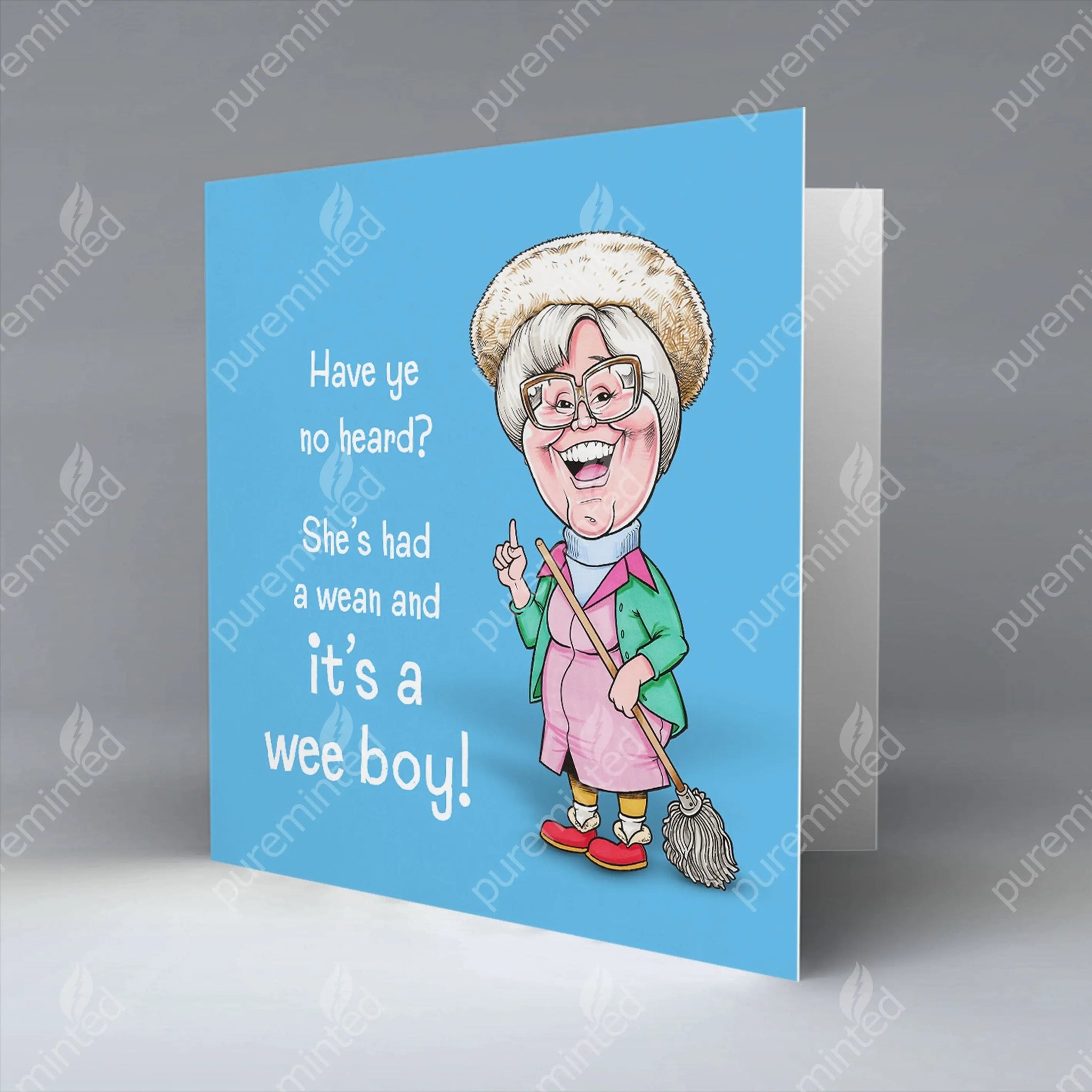 It’s a wee boy! - Greetings Cards – pureminted