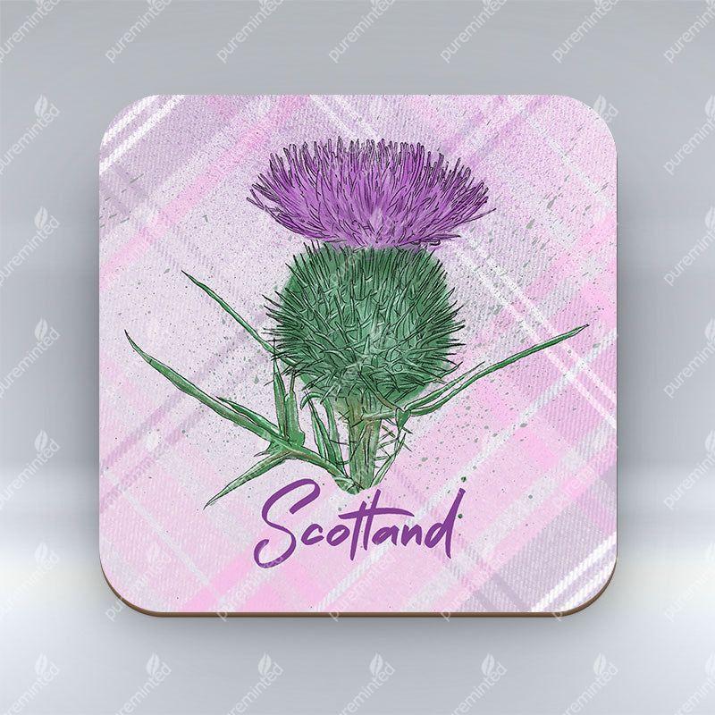 Scottish Thistle - Coaster – pureminted